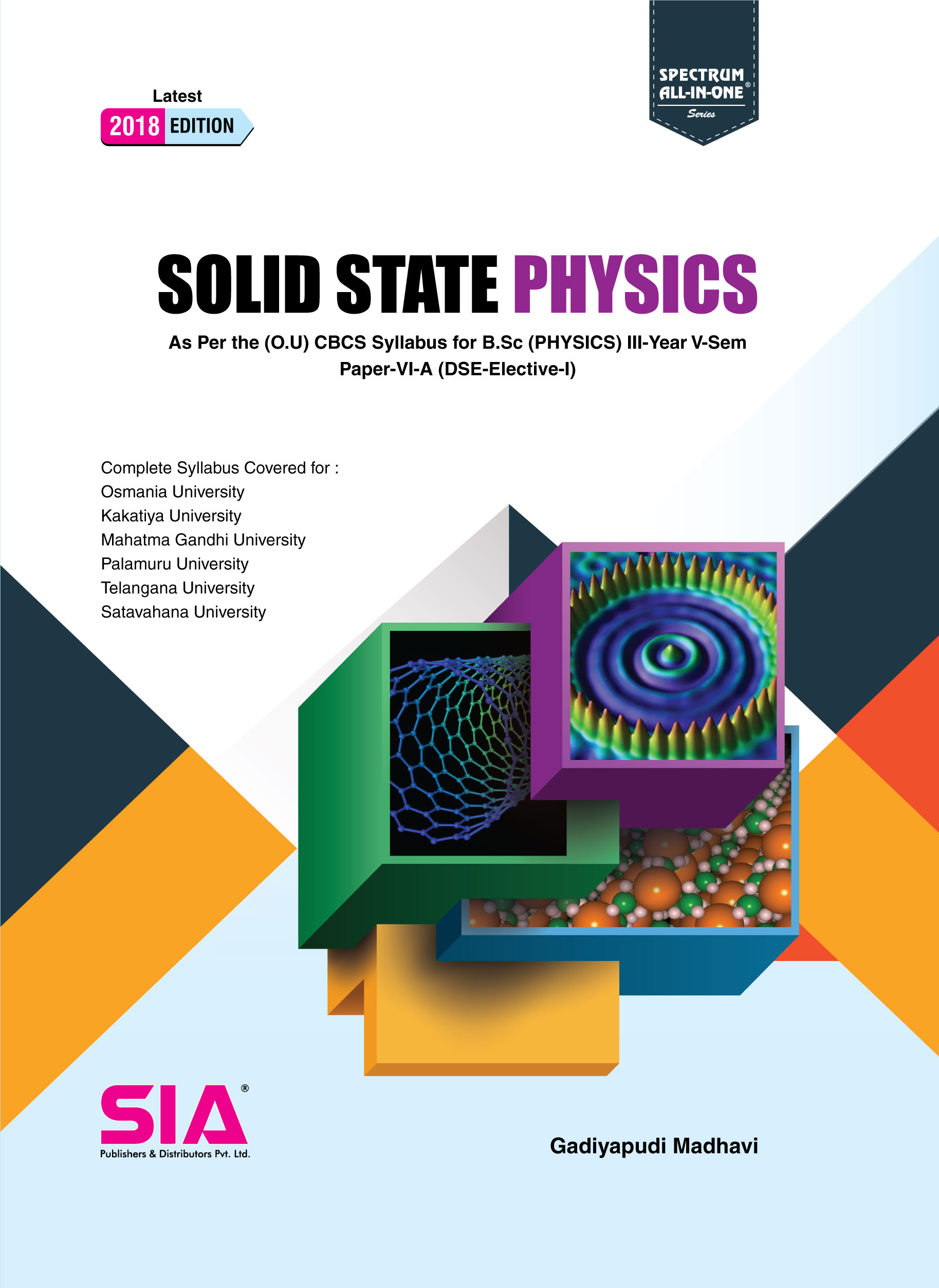 SIA Publishers arts-and-science-bsc-osmania-university-IIIyear-Vsem