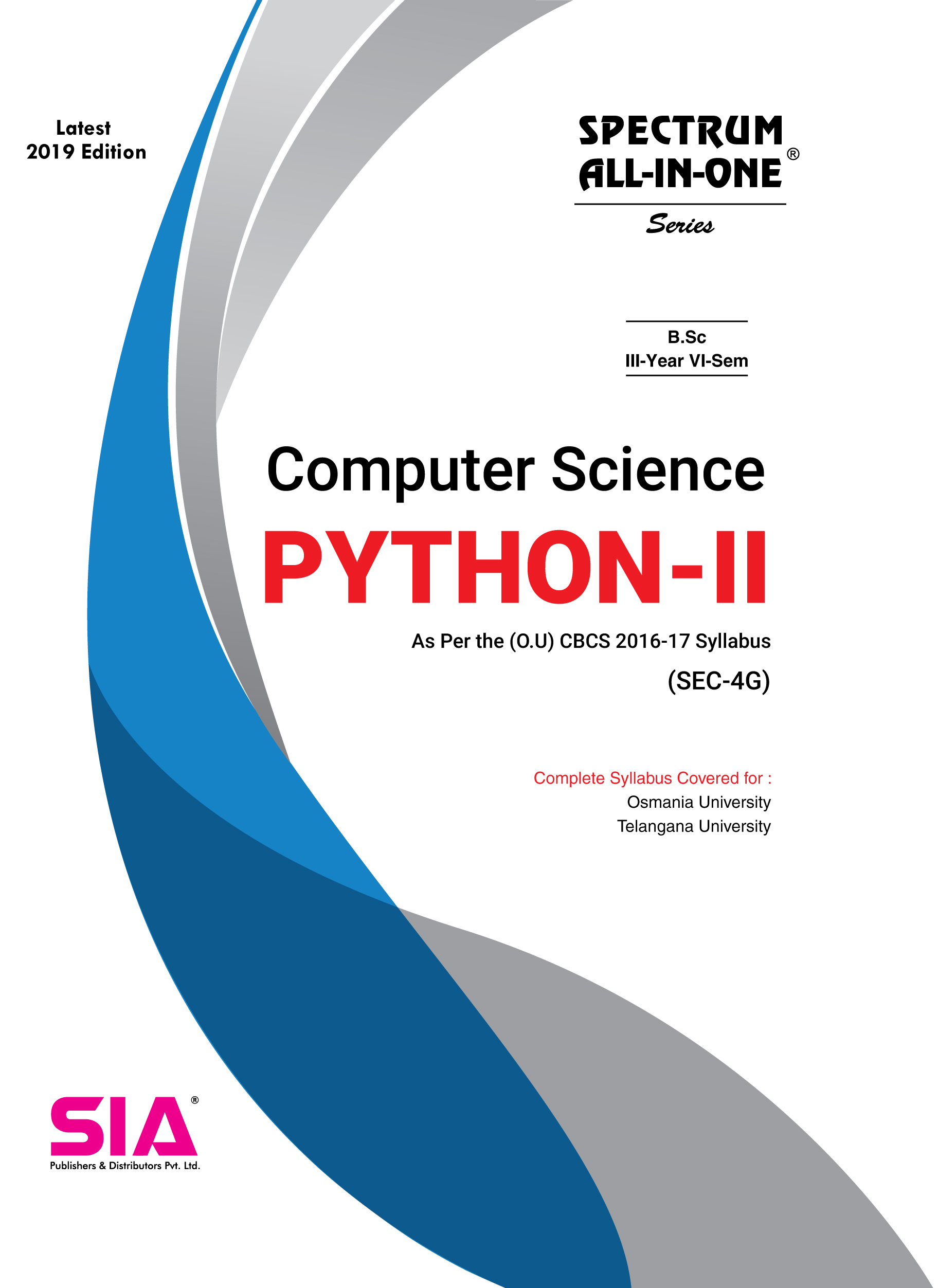 SIA Publishers arts-and-science-bsc-osmania-university-IIIyear-VIsem